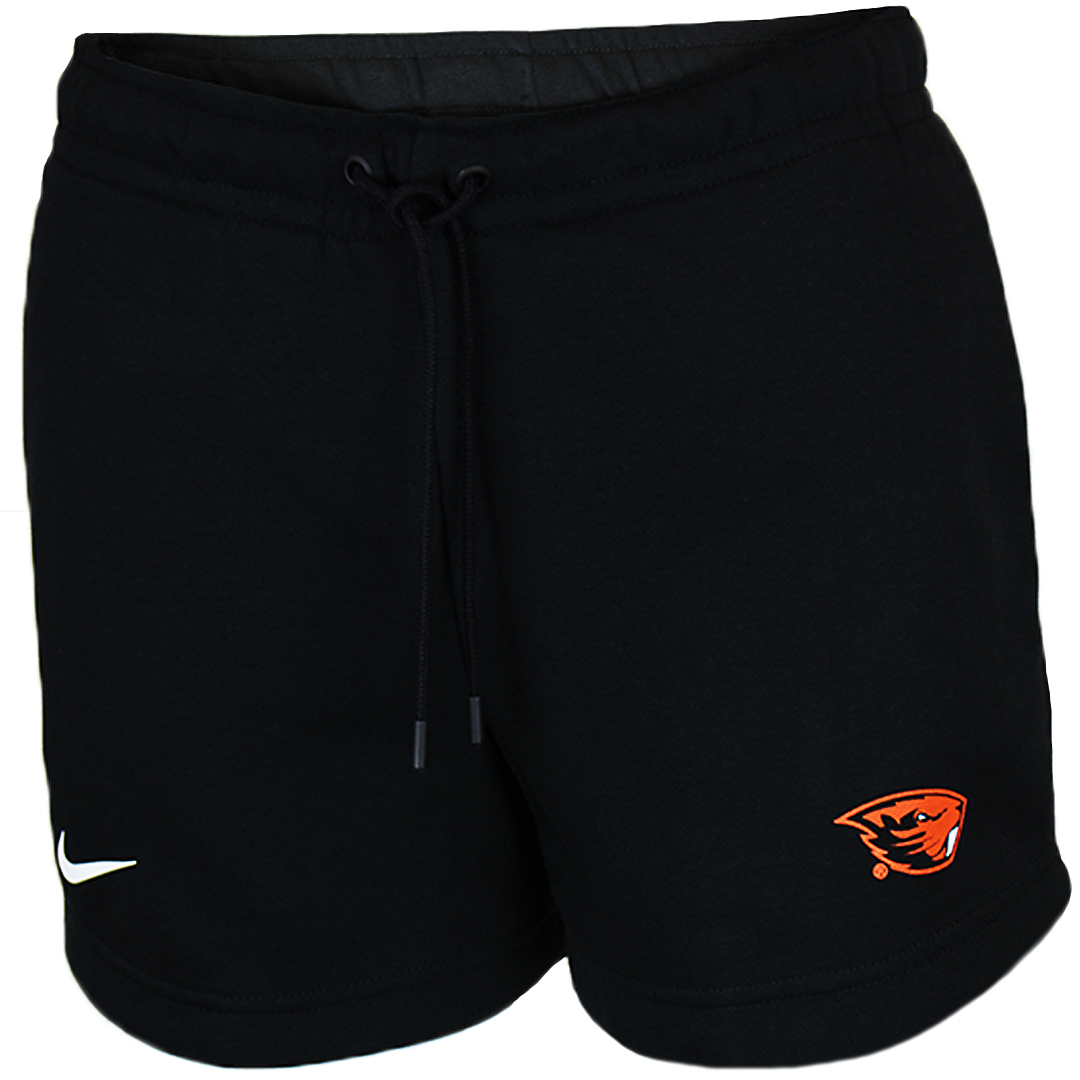 Womens Nike Black Beaver Shorts Osu Beaver Store